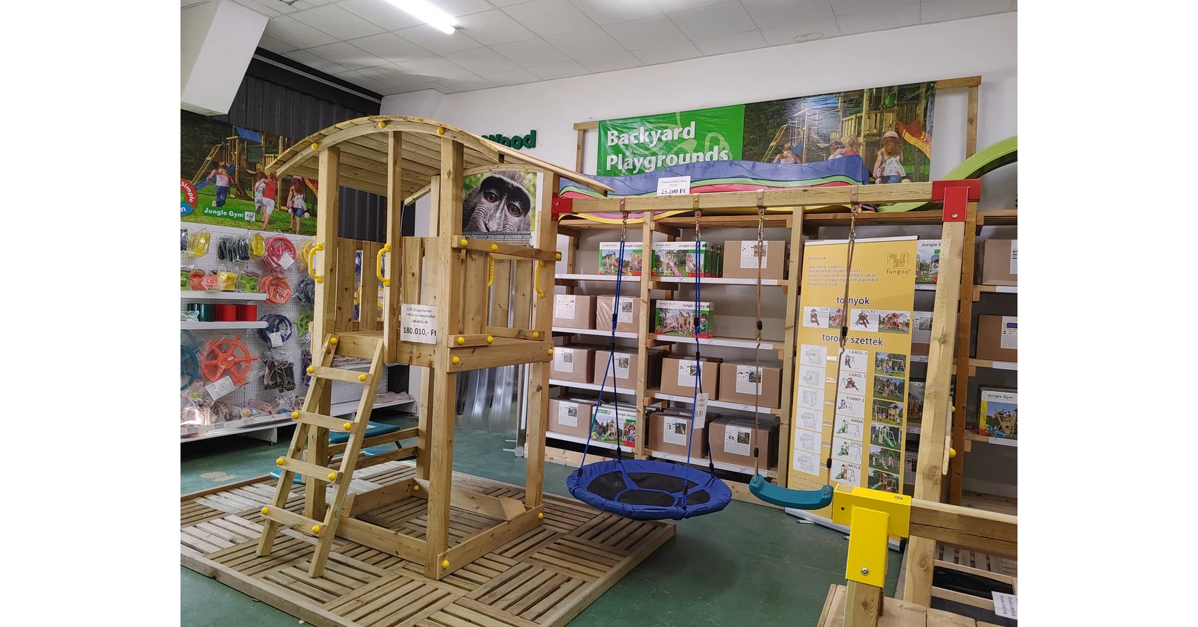 GW Hippo torony játszótorony | Kerti játszótér gyerekeknek – Gigawood